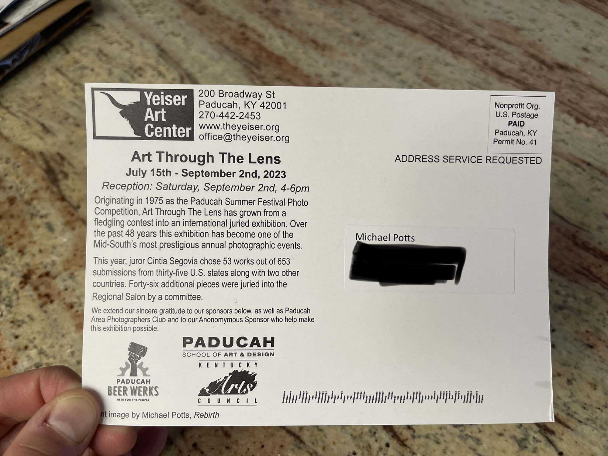 Yeiser – Art Through the Lens 2023 – MYQ
