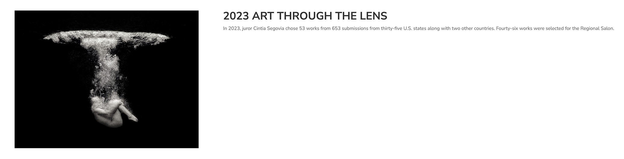 Yeiser – Art Through the Lens 2023 – MYQ